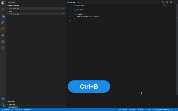 Visual Studio Code Keyboard Shortcuts Toggle Sidebar